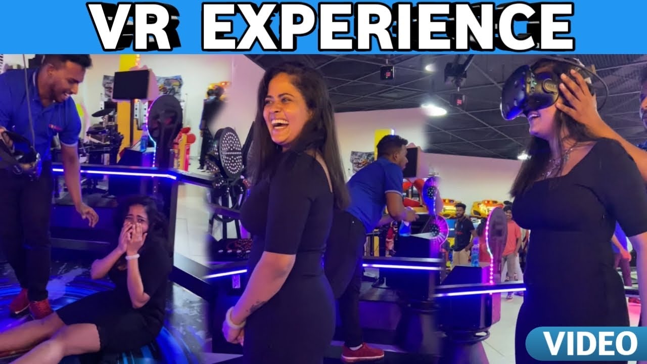 VR gaming/ funny laughing 😂/ real reaction experience #remonisha - YouTube