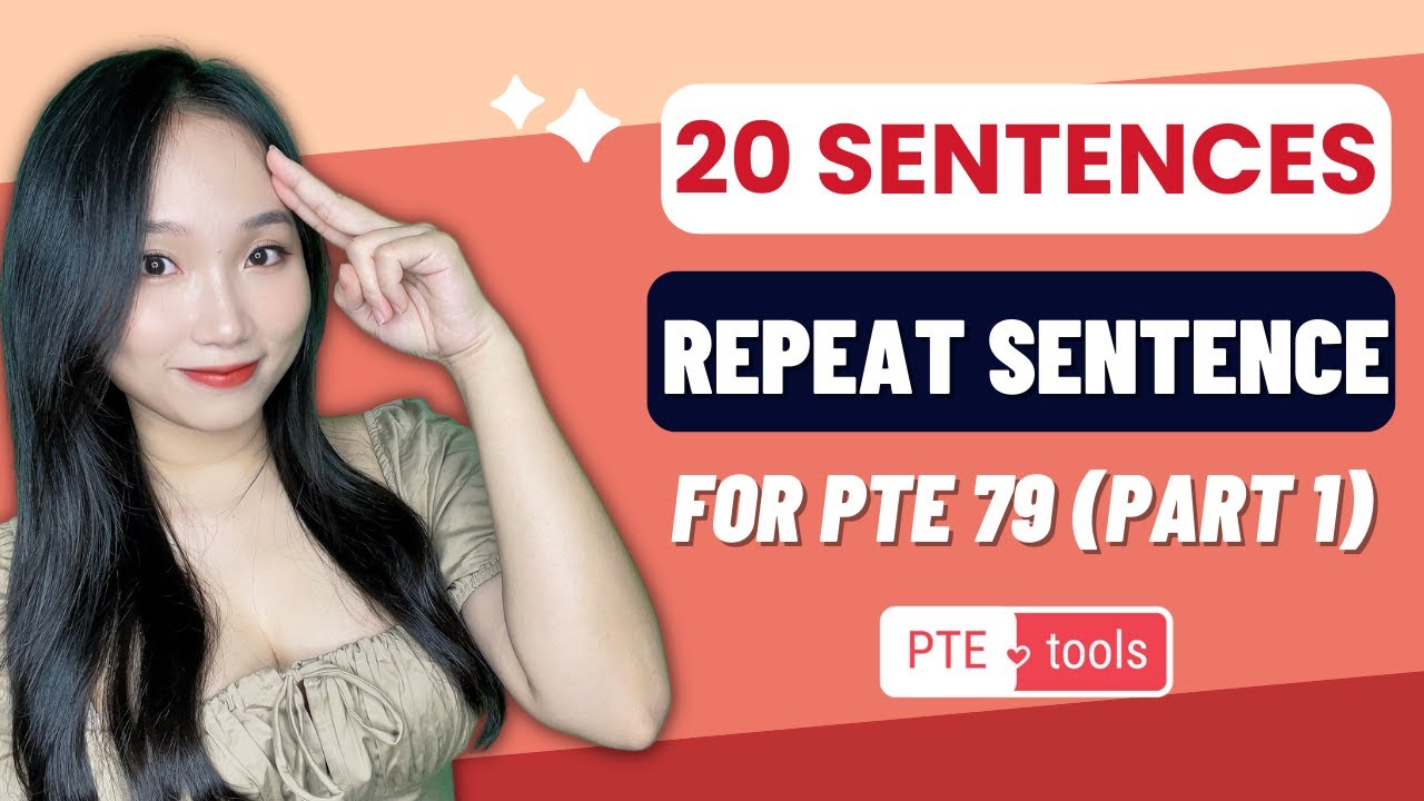 REPEAT SENTENCE - 20 SENTENCES FOR PTE 79 | PTE.TOOLS (PART 1) - YouTube