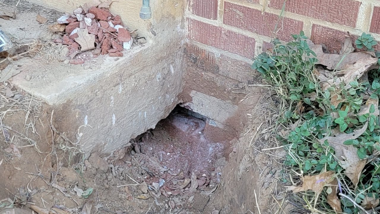 Drain Pipe Thru Foundation Wall | Drilling - YouTube