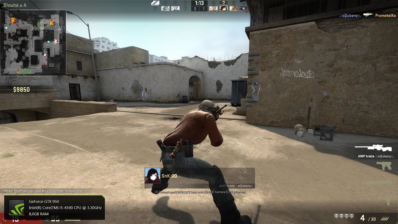 Counter strike Global Offensive Wallhack player SnK:DD - YouTube