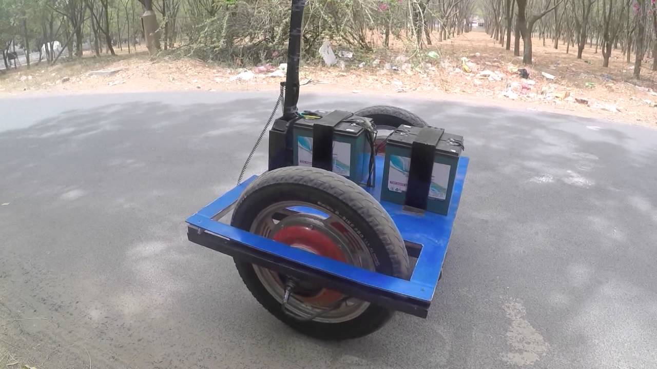 Balancing Vehicle - Teaser | Final Year Project | Segway | 2 self-wheel ...