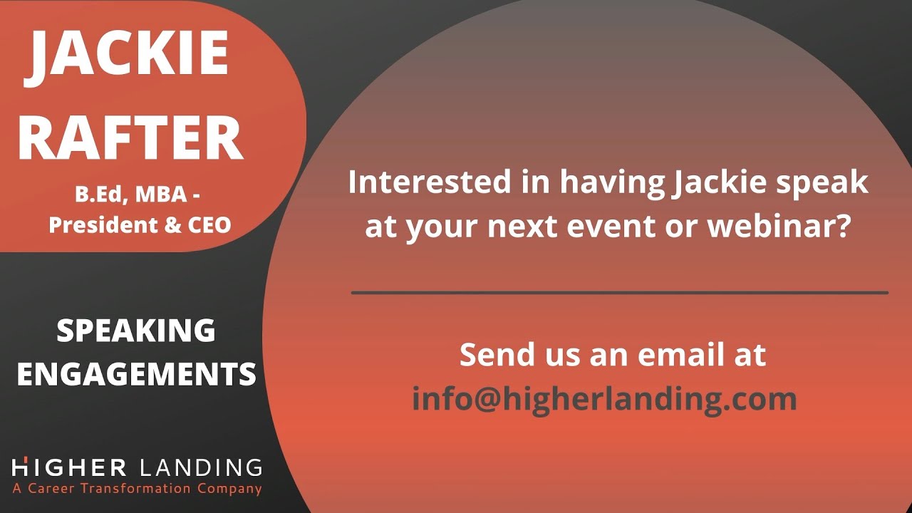 Jackie Rafter Speaking Engagements - YouTube