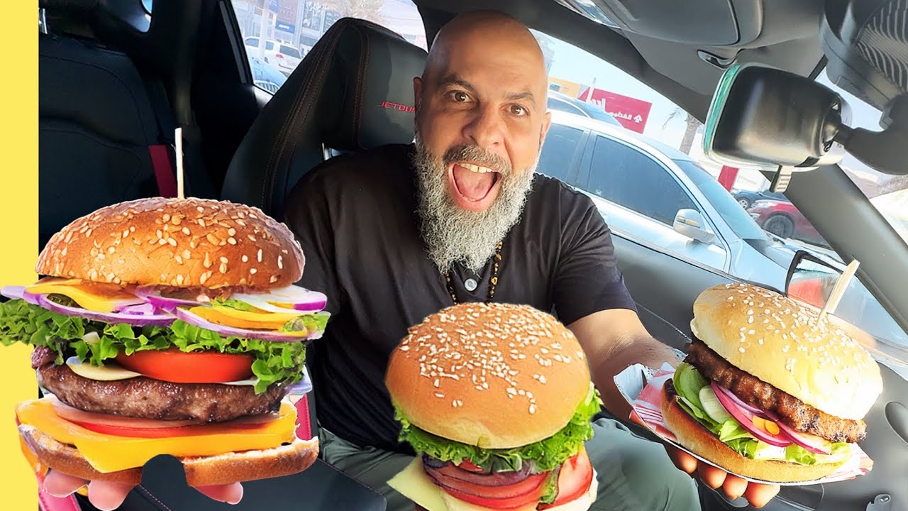 تحدي البرجر 🍔 burger challenge - YouTube