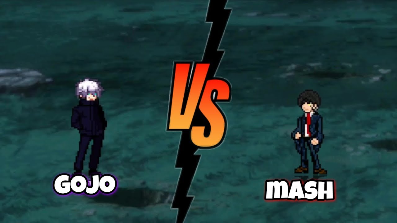 Gojo Vs Mash jujutsu kaisen x mashle fights / mugen - YouTube