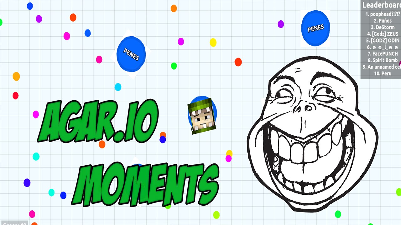 Agario Best Funny Moments and Trolling! - YouTube