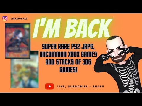 Back At Last! Super Rare PS2 JRPG, Uncommon Xbox Game and Stacks of 3DS ...