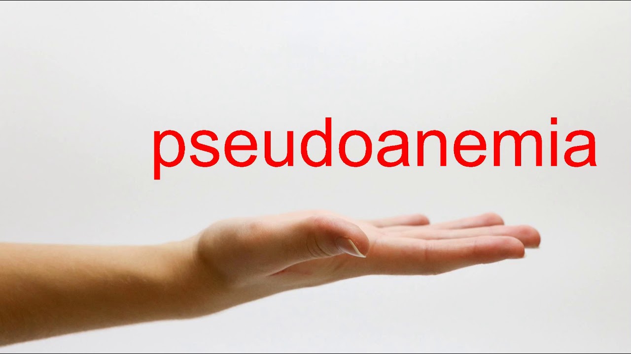 How to Pronounce pseudoanemia - American English - YouTube