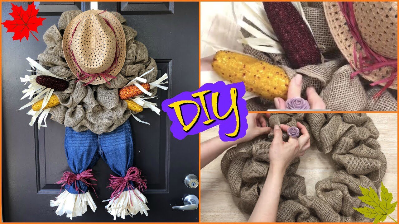 DIY FALL | Fácil Corona de Otoño - YouTube