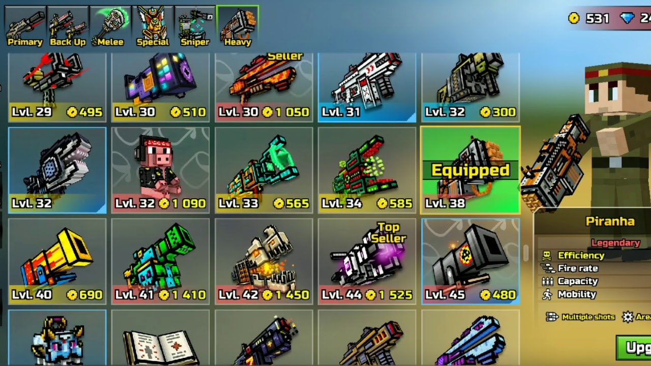 Pixel Gun 3D Campaign Glitch On Castle of world 3 - YouTube