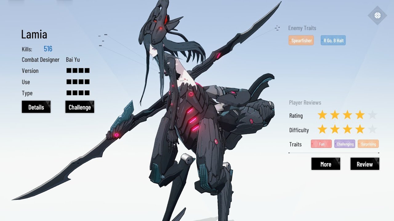 《PGR》| Lamia | Ultimate PPC | Fire - Hyperreal, Dark - Scire, Lightning ...