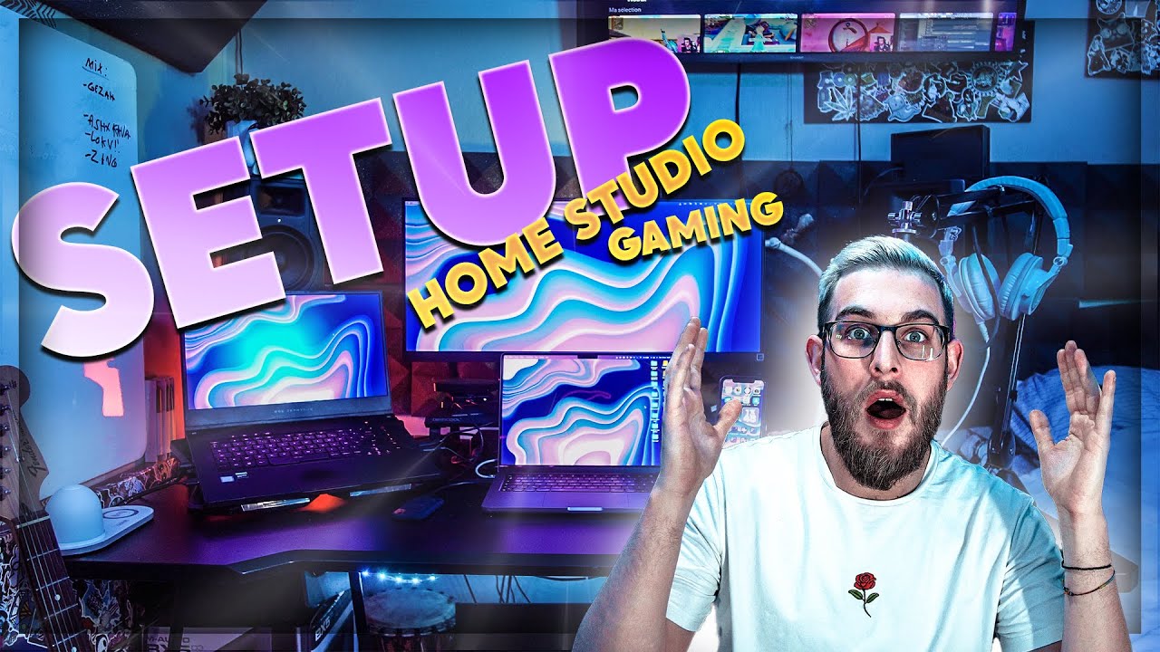 🖥 Mon Setup HOME STUDIO et MONTAGE ! (+ ANNONCE 🔥 ) - YouTube
