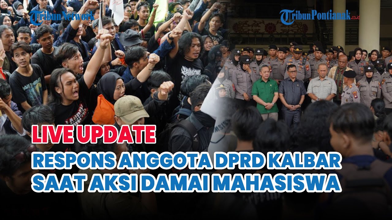 ⚪ Tanggapan Syarif Amin Muhammad Anggota DPRD Prov Kalbar Saat Aksi ...