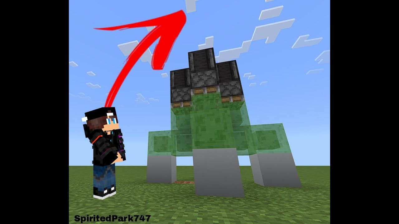 Minecraft:How to Make a Rocket Ship in Minecraft /SpiritedPark747 - YouTube