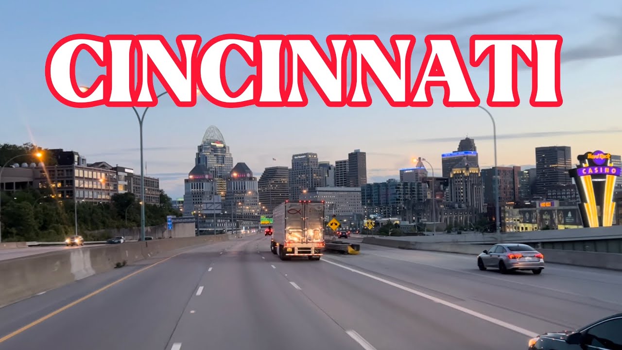 A Scenic Drive Through Cincinnati😃#travel #trucking #ohio - YouTube