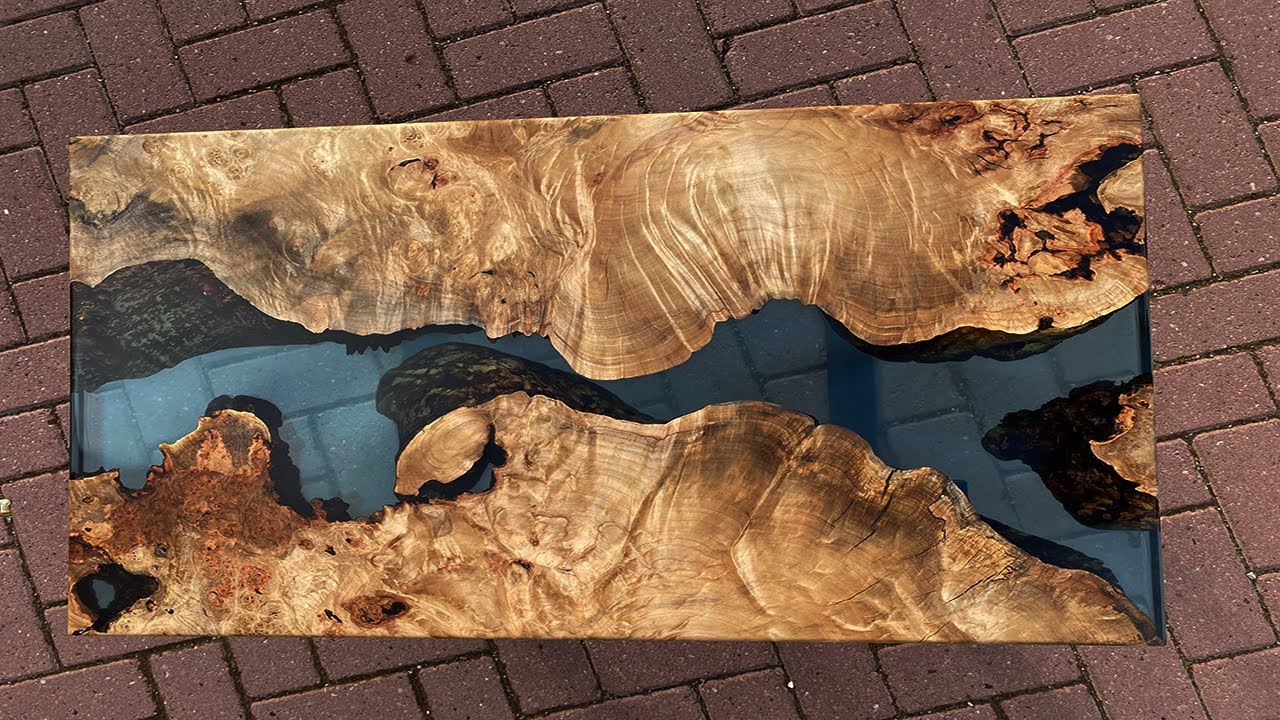 Epoxy River Coffeetable - How To Woodwork - YouTube
