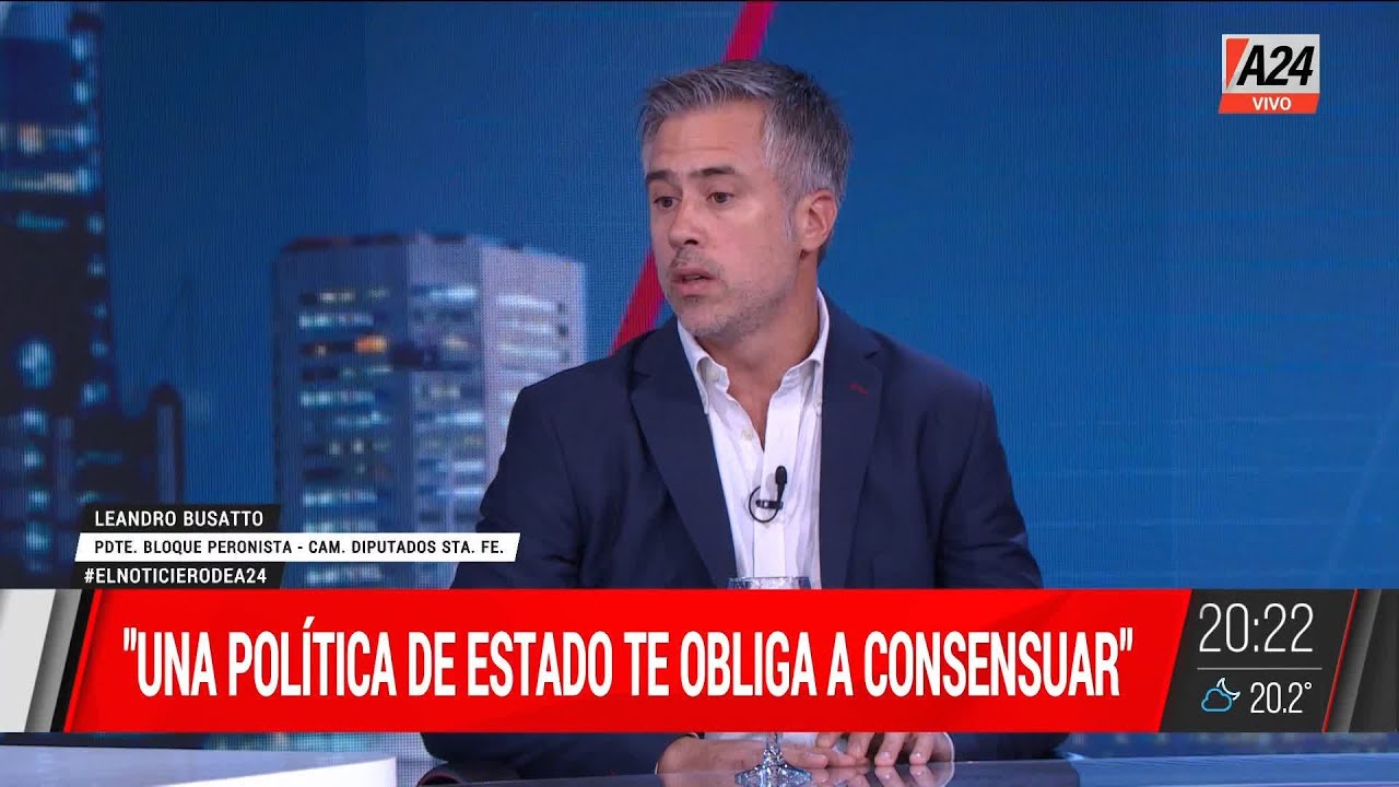 "En Santa Fe también hay una mirada estática, inerte", Leandro Busatto ...