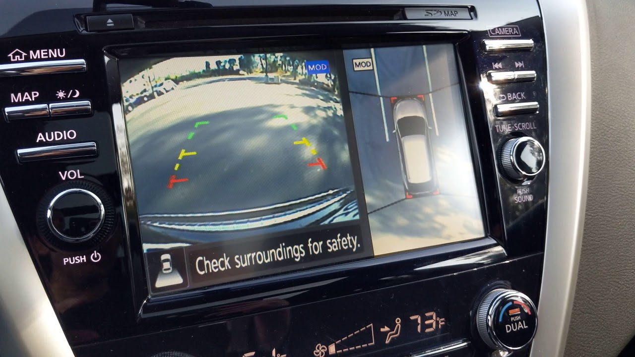 2018 Nissan Murano SV Rear Camera Technology - YouTube