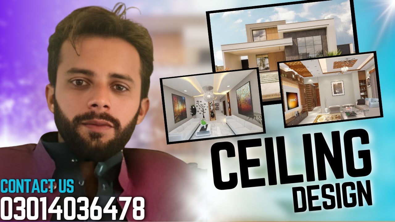 10 Marla Complete Ceiling Modern Design in Lahore Pakistan - YouTube
