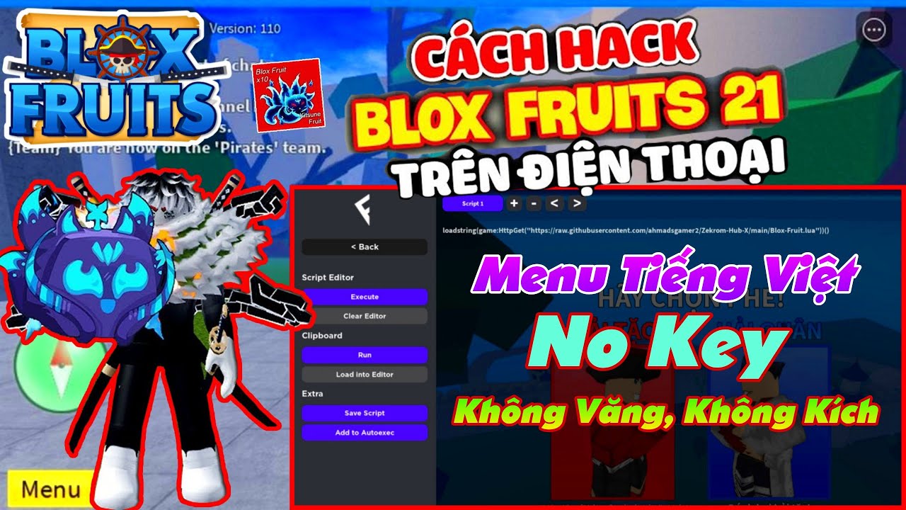 FLUXUS V70 I hướng dẫn hack blox fruits update 21 trên điện thoại ...