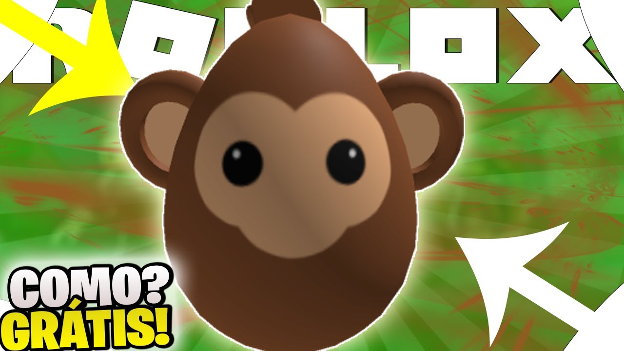 🚨GRÁTIS🚨 COMO GANHAR O EGG MACACO NO ROBLOX! - YouTube