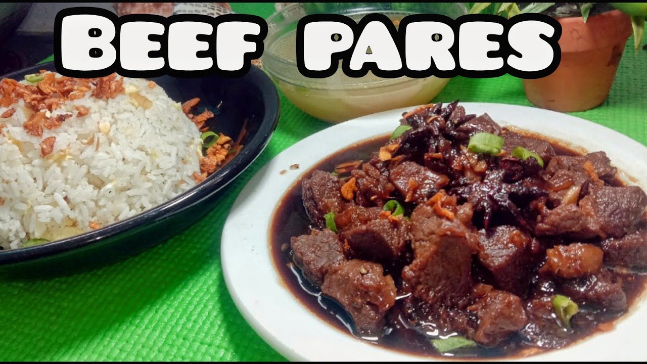 CRAVING FOR BEEF PARES? TRY THIS AT HOME | BEEF PARES w/ FRIED RICE ...