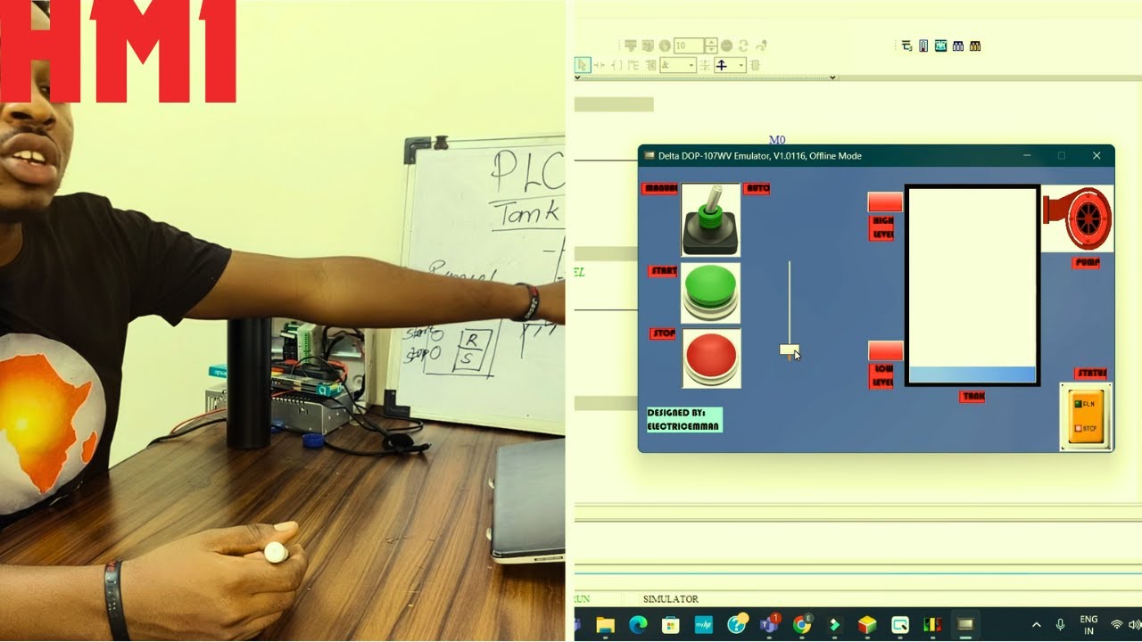 PLC-water tank level Project in LADDER PROGRAMMING and HMI Display ...