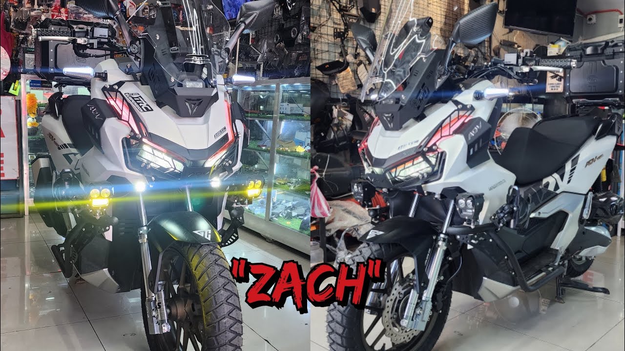 "ZACH" Fully modified adv 160 by DC Motowolf - YouTube