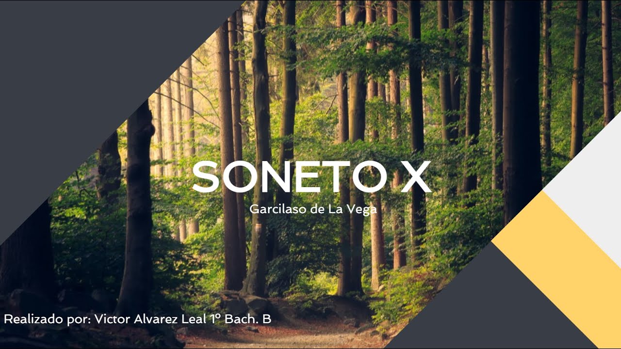 Soneto X , Garcilaso de la Vega - YouTube