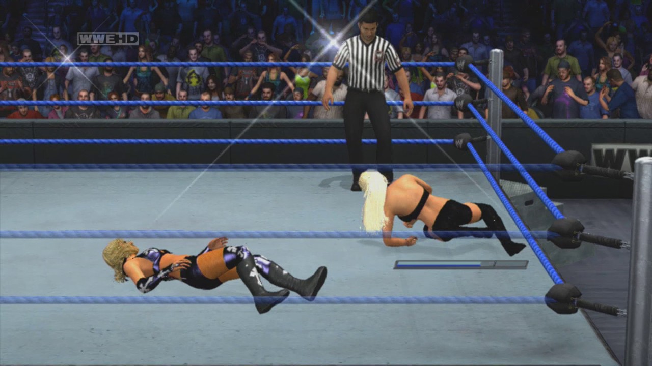 Smackdown vs Raw 2010 - Maryse vs Michelle Mccool - YouTube