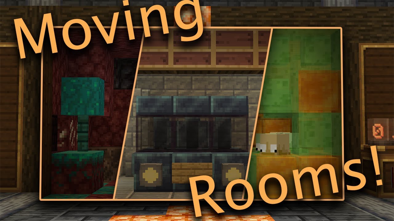 I made a Room Moving Machine with Minecraft Create - YouTube