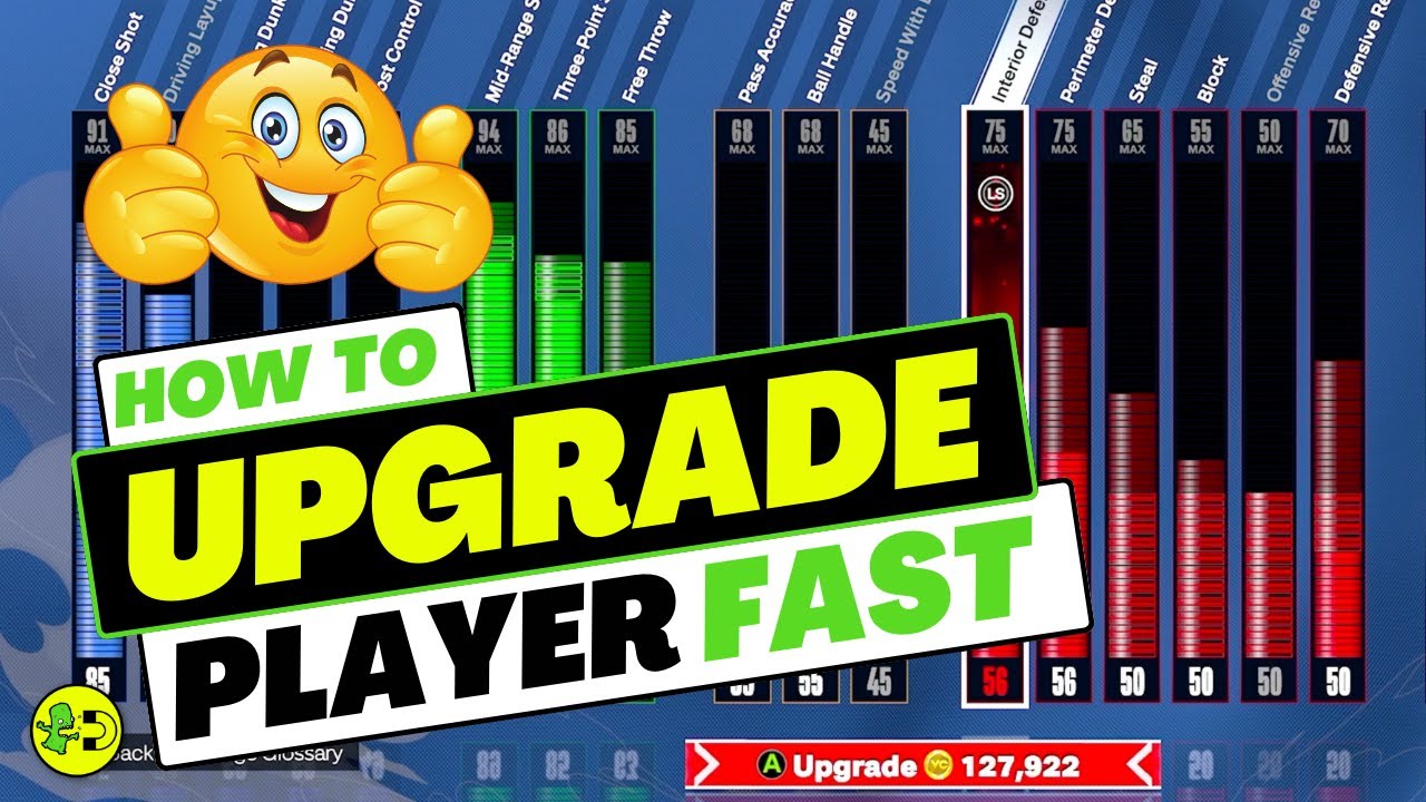 NBA 2K24 How to Upgrade Player Fast MyCAREER - YouTube
