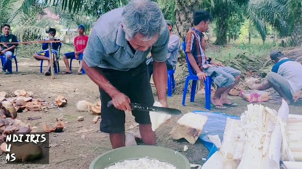 TRADISI LOMBOK MEMASAK BATANG PISANG (ARES) - YouTube