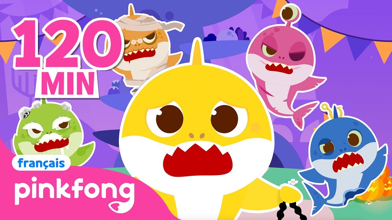 Zombie Baby Shark en français Doo Doo Doo | +Comptines Halloween ...