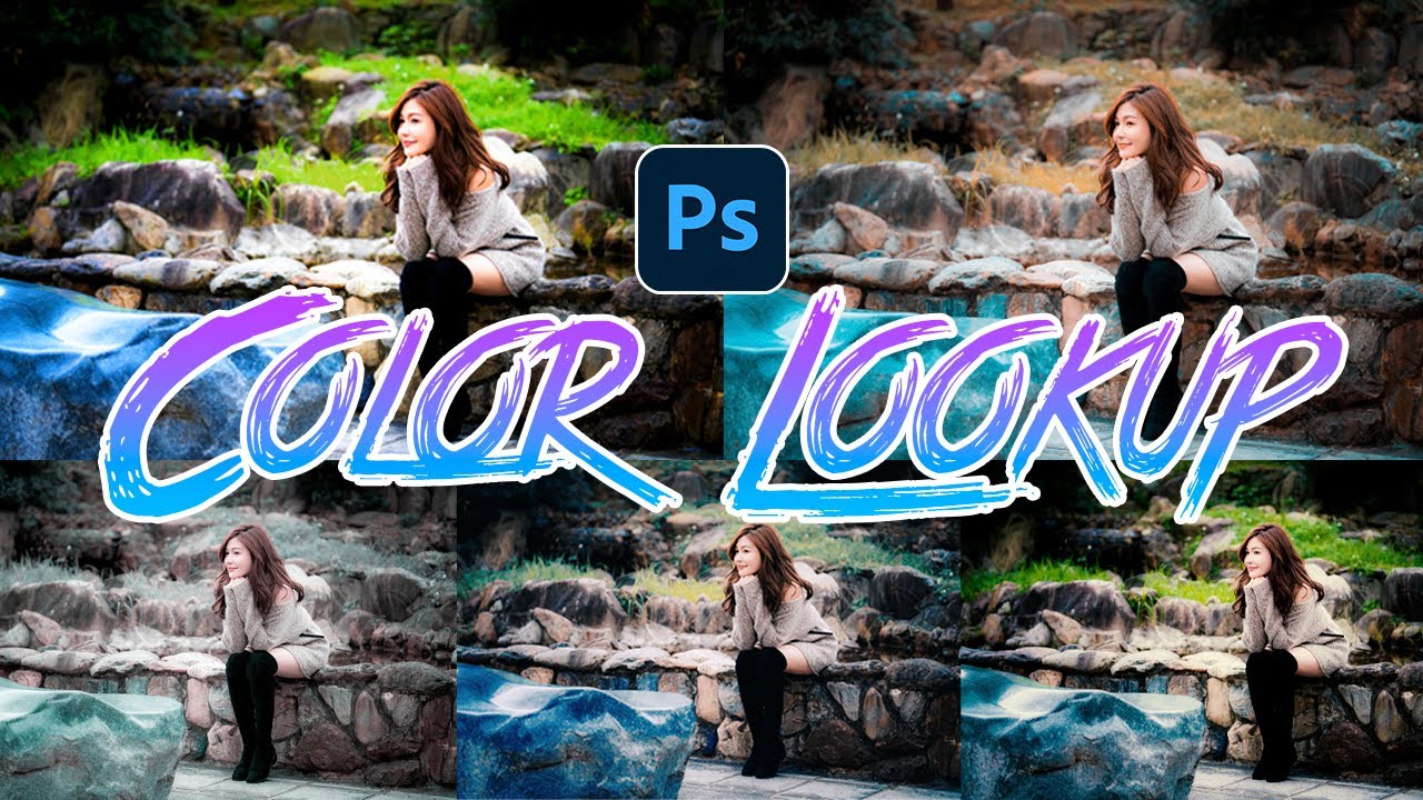 របៀបប្រើ និង Install Color Lookup in Photoshop - YouTube