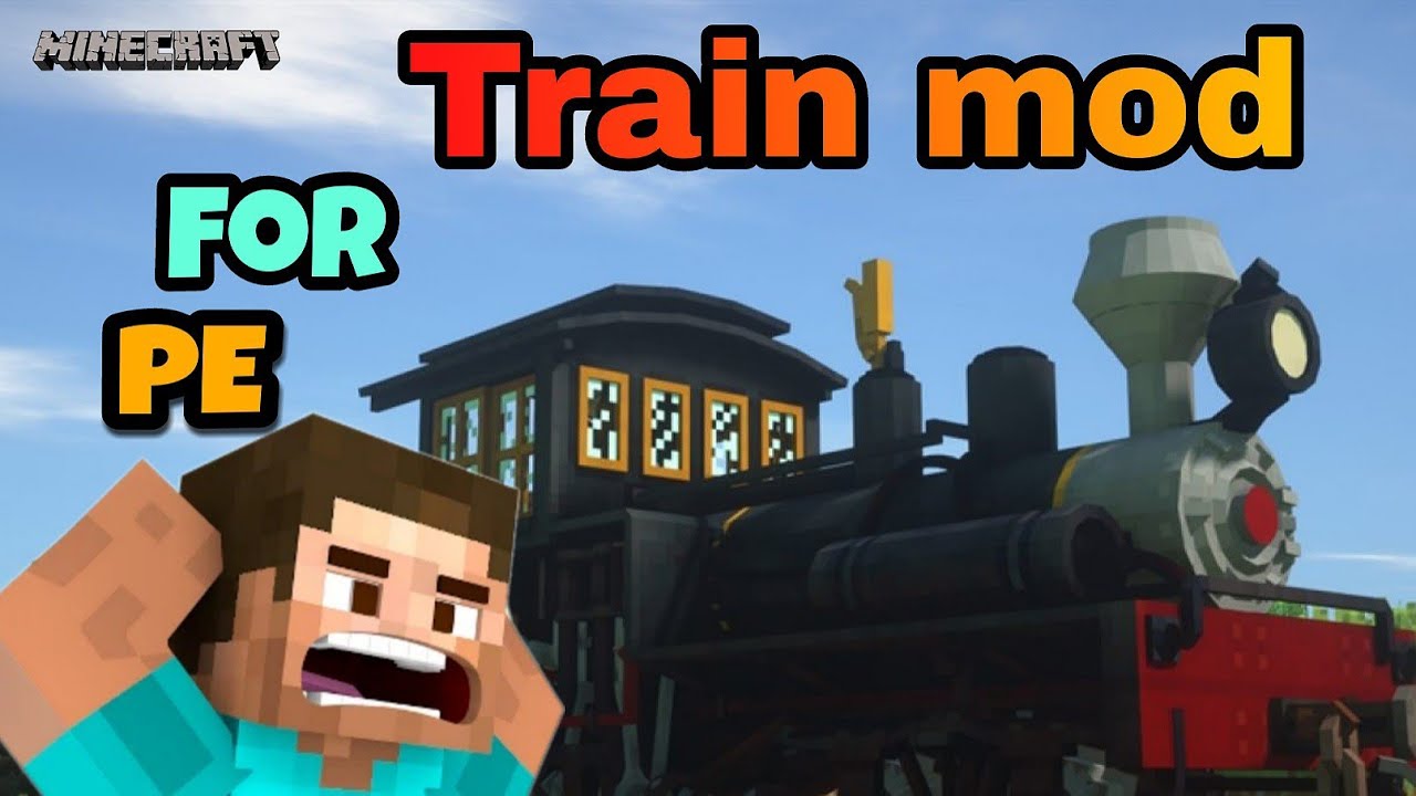 Minecraft train mod pocket edition || Minecraft train mod download ...