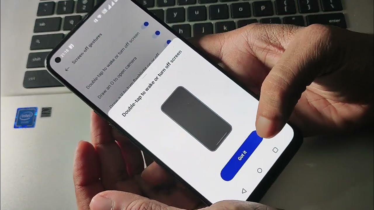 Oneplus Nord 2T double tap to turn on screen,how to enable double tap to on screen in Oneplus ...