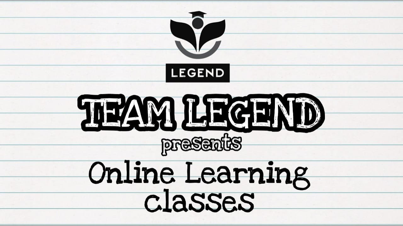Team Legend Online Learning Classes | Introduction | - YouTube