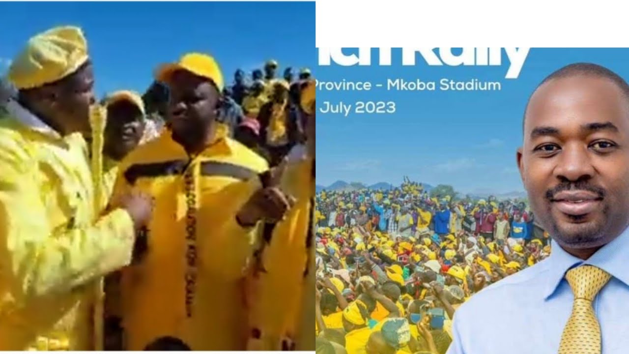 💞 ️Nelson chamisa ndi president avo🙏look at mkoba rally today wazadza ...
