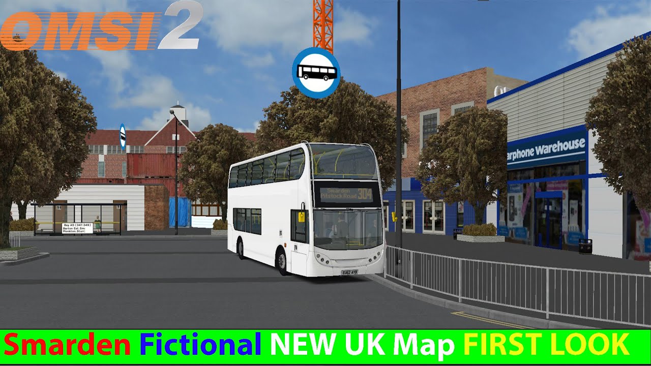 Omsi 2: Brand New UK Map: Smarden Fictional | First Look | Enviro C400R ...