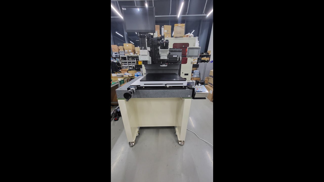 디지털 전동 공구현미경 (Digital Microscope Motorised Moving Stage) - YouTube
