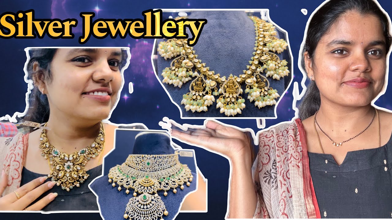 Silver Jewellery Collection || Gold plated Silver Jewellery ||MM Palace ...