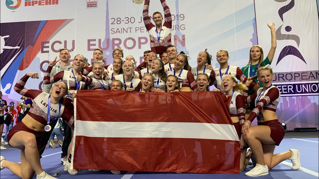 2ND PLACE IN EUROPEAN CHEERLEADING CHAMPIONSHIP - YouTube