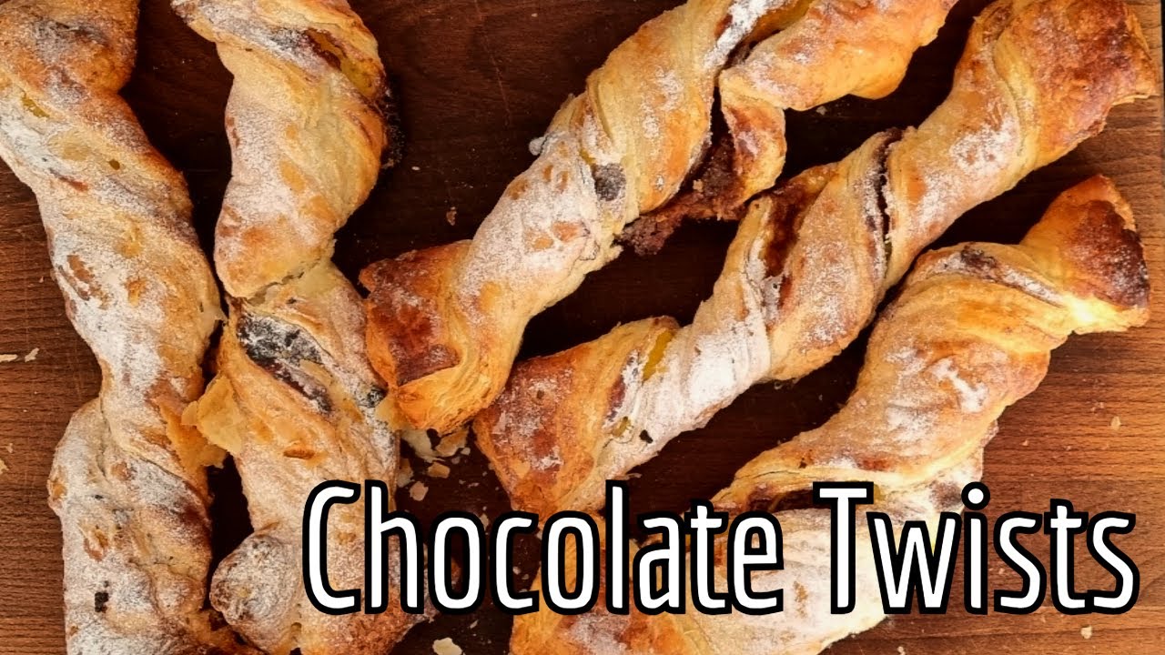 How to Make Chocolate Twists Homemade Easy Recipe - YouTube