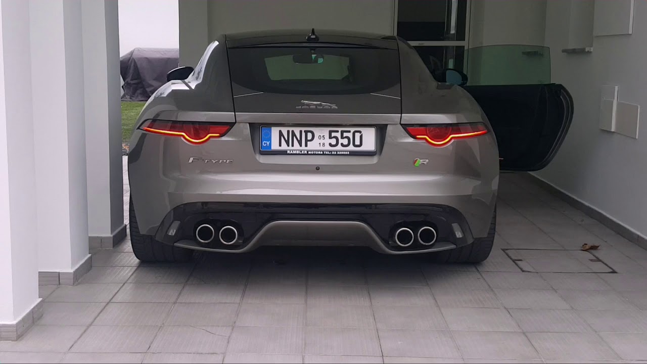 Jaguar F type R Exhaust Sound! - YouTube