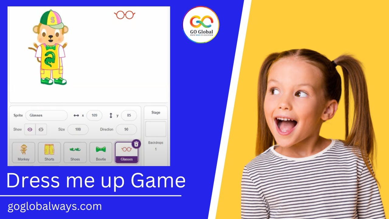 Build your own Dress me up Game on scratch | Dress me up Game - YouTube