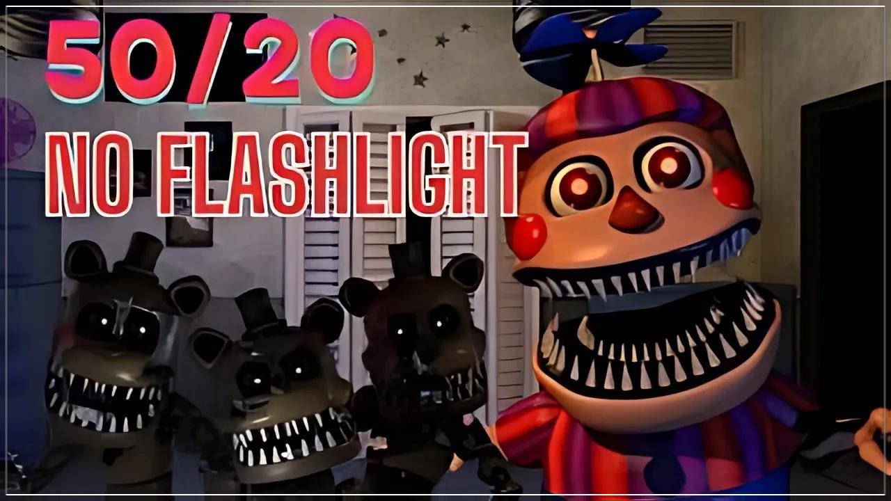 UCN || 50/20 With No Flashlight Completed (FNaF 10 Year Anniversary ...