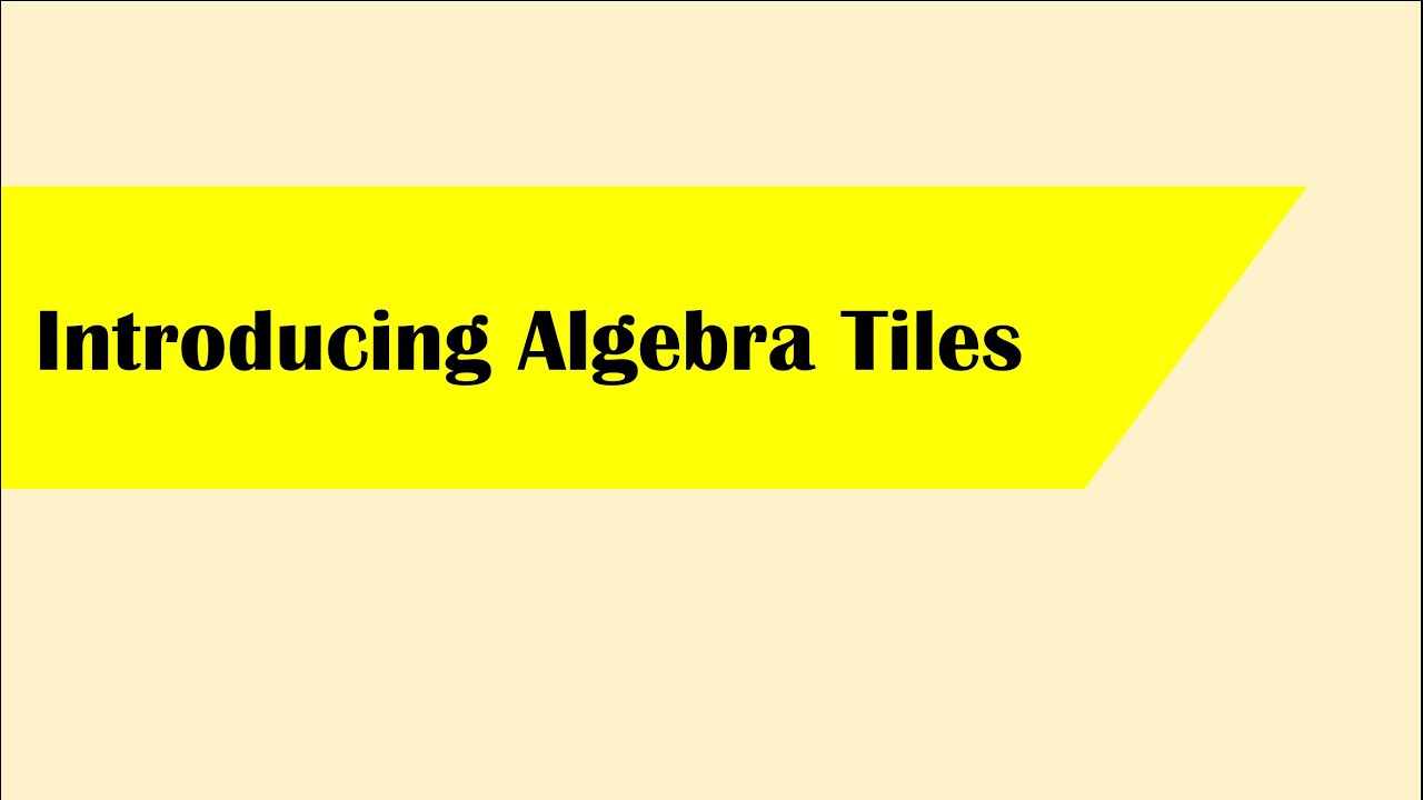 Using Algebra-tiles with Polynomials - YouTube