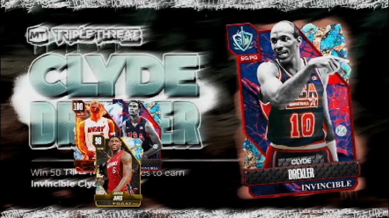 CLYDE THE GLYDE PART 6 | FREE INVINCIBLE DREXLER | NBA 2K24 MyTeam # ...