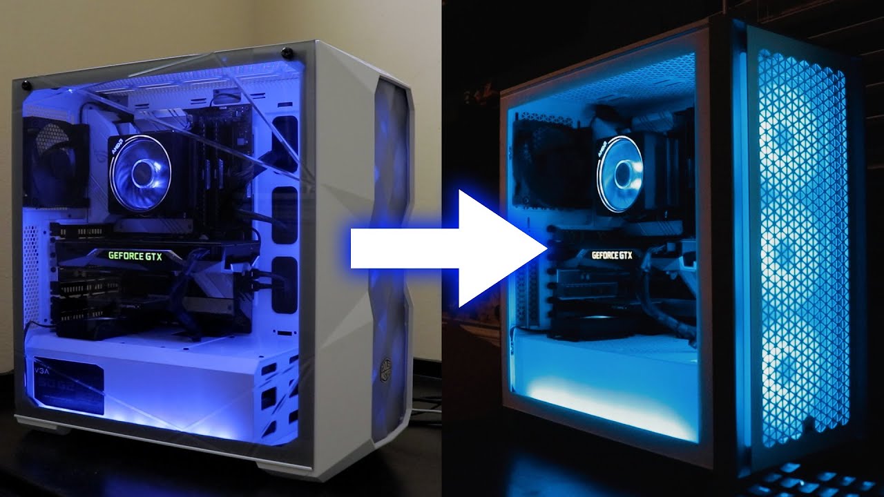 PC Case Swap | TD500 Mesh to Corsair 4000D Airflow - YouTube