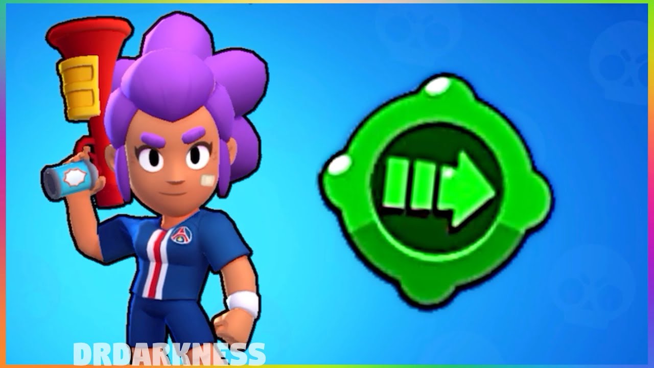 Shelly Gadget ( Fast Forward ) Brawl Stars - YouTube